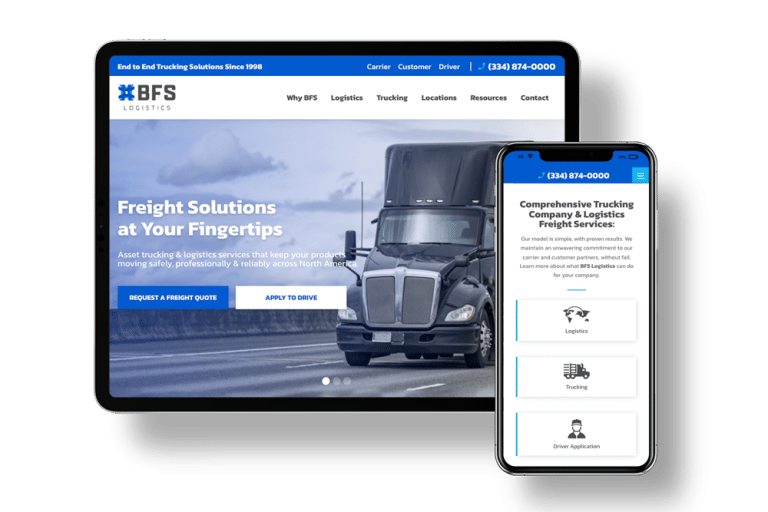 BFS Logistics - HLM Website Portfolio